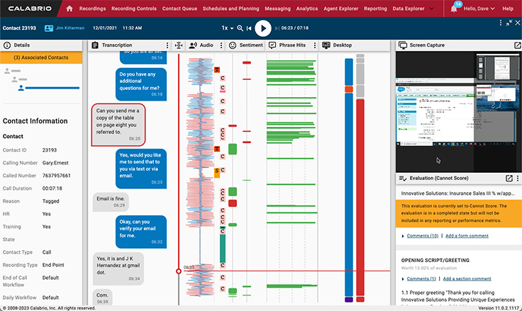 Call Recording Software for Call Centers | Calabrio