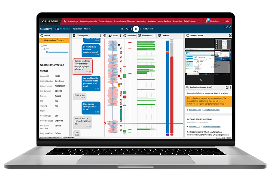 Call Recording Software for Call Centers | Calabrio