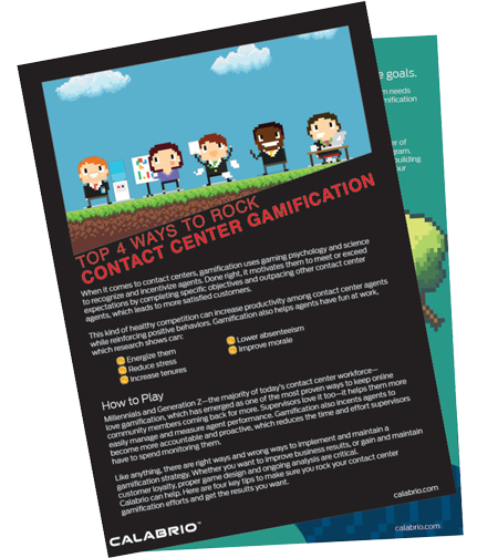 Top 4 Ways to Rock Contact Center Gamification | Calabrio