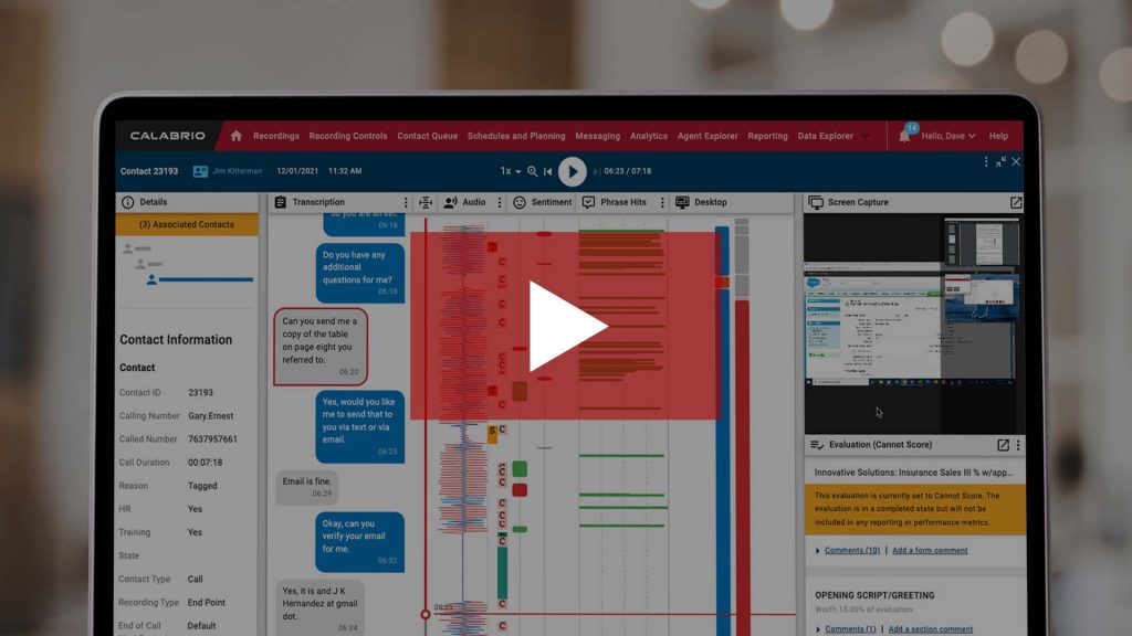 Demo Center | Calabrio