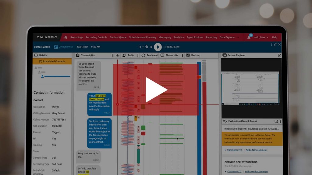 Demo Center | Calabrio