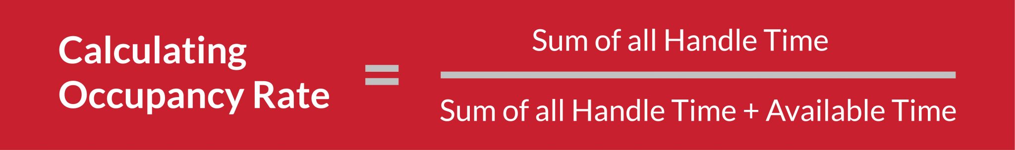 How to Calculate Call Center Occupancy Rate: Formula & Tips | Calabrio