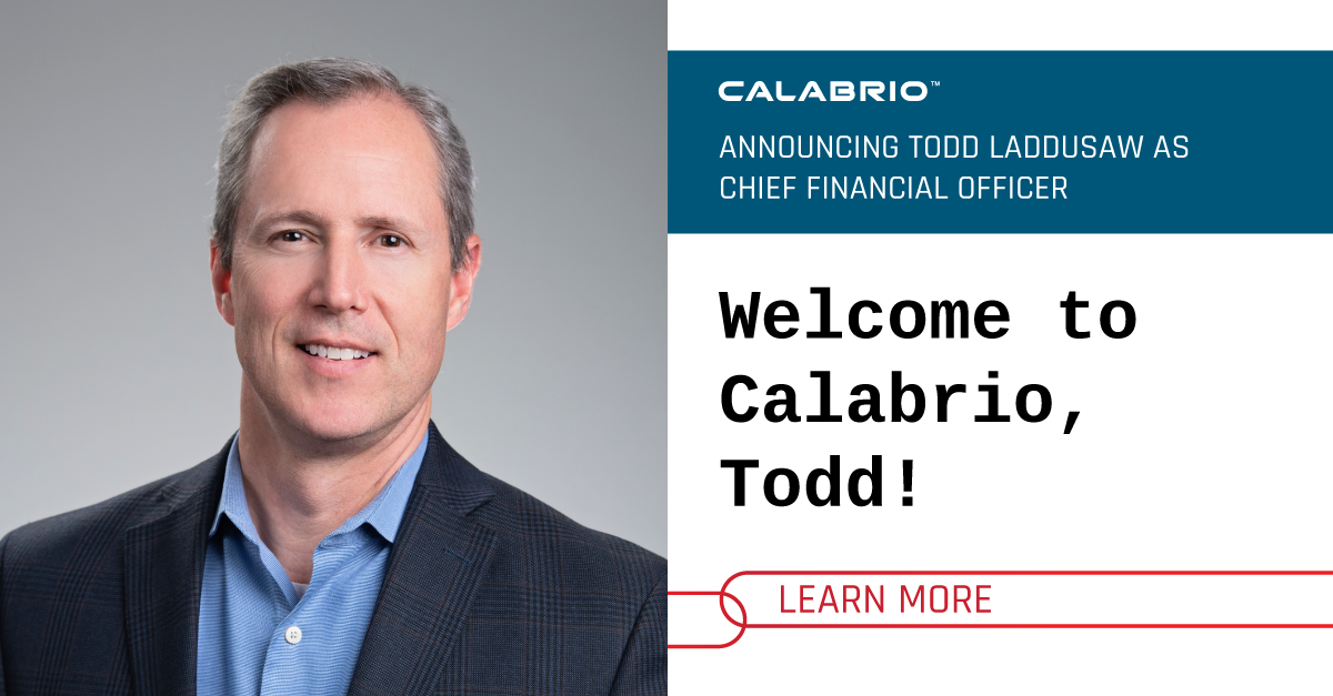 Calabrio Appoints New CFO to Accelerate Business Transformation Amid ...