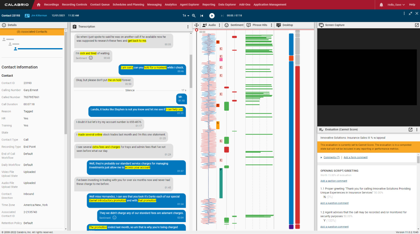 Contact Center Quality Management (QM) Software | Calabrio