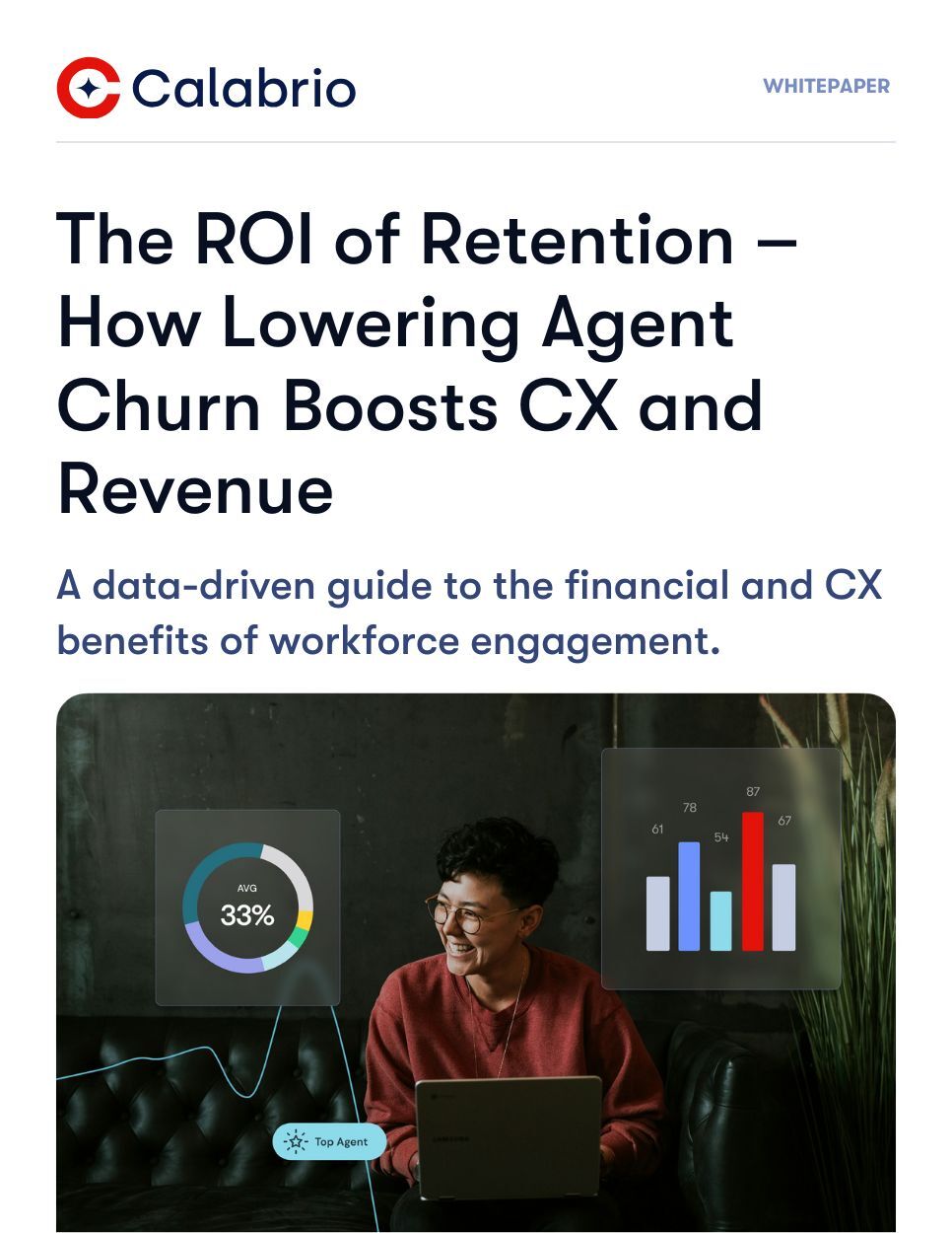 Weißbuch: Der ROI von Contact Center Agent Retention | Calabrio