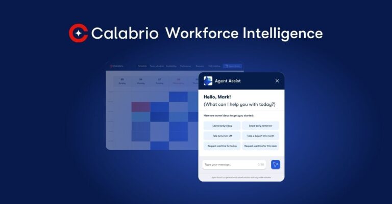 Calabrio ONE: Intelligent Contact Center Workforce Optimization
